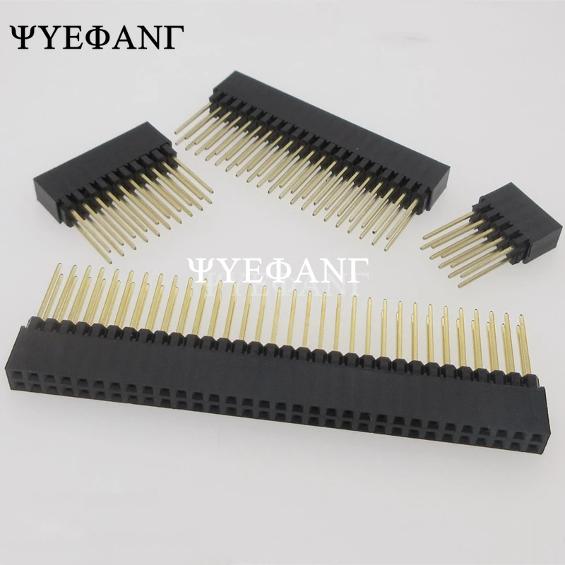 1 Piece 2.54mm 2x10P/16P/20P/25P/32P/40 Pin Female Stacking Header ...
