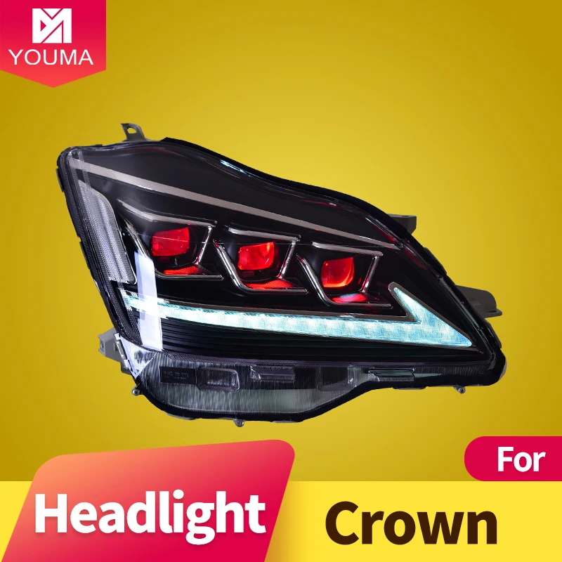 car-styling-for-Toyota-Crown-2005-2009-LED-headlight-for-crown-led ...