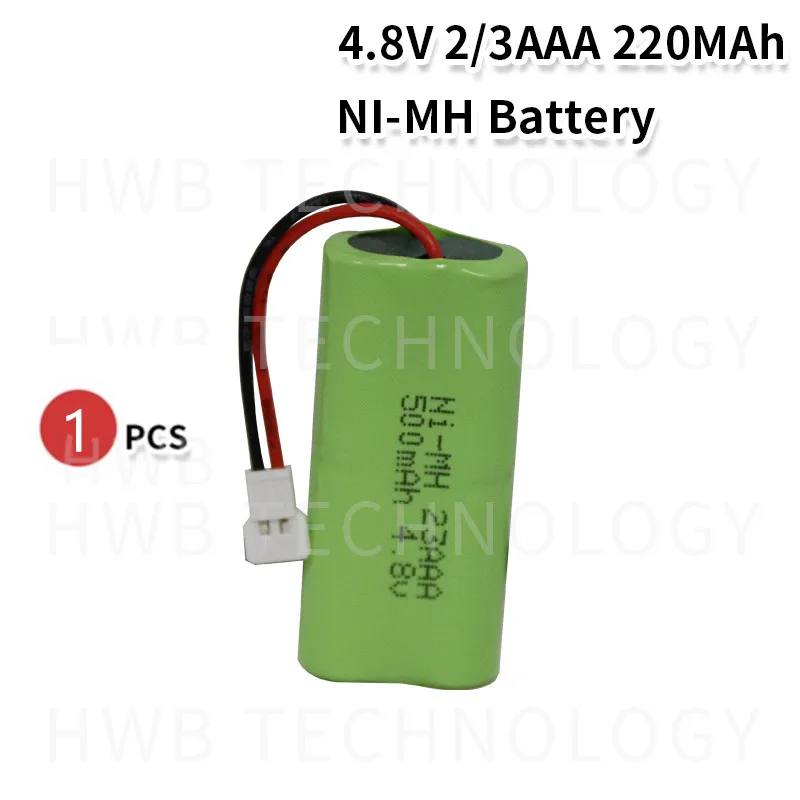 4.8V 2/3AAA 220mAh NI MH 배터리 팩, 충전식 배터리, 무료 배송|rechargeable battery|batteries batteriesbattery ...