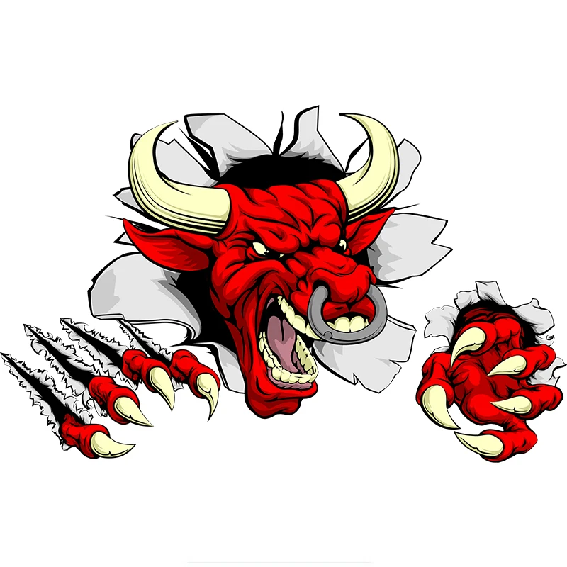 Angry Bull Head