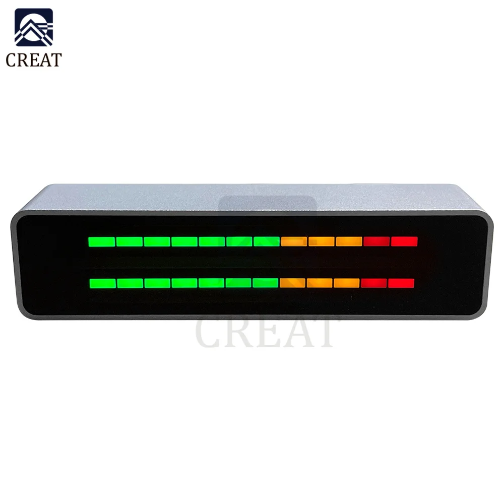 Level-Indicator-Multicolor-LED-Music-Spectrum-12-Segment-Stereo-VU ...
