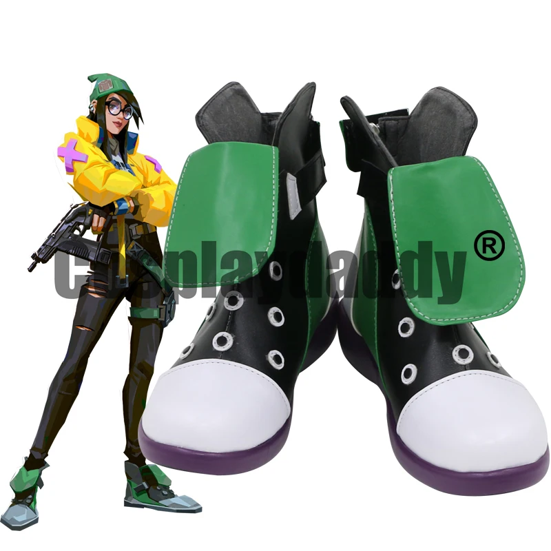 Valorant Agent Killjoy Game Cosplay Shoes Boots C006