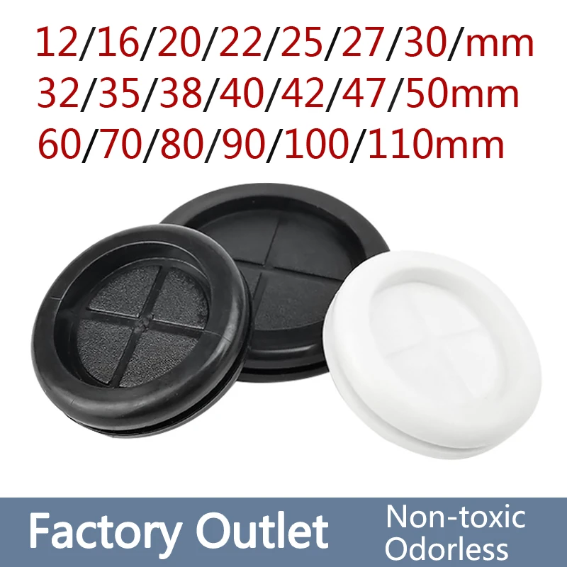 10/5/1pcs 12-110mm Circlip Rubber Wire Grommet Gasket Electric Box ...