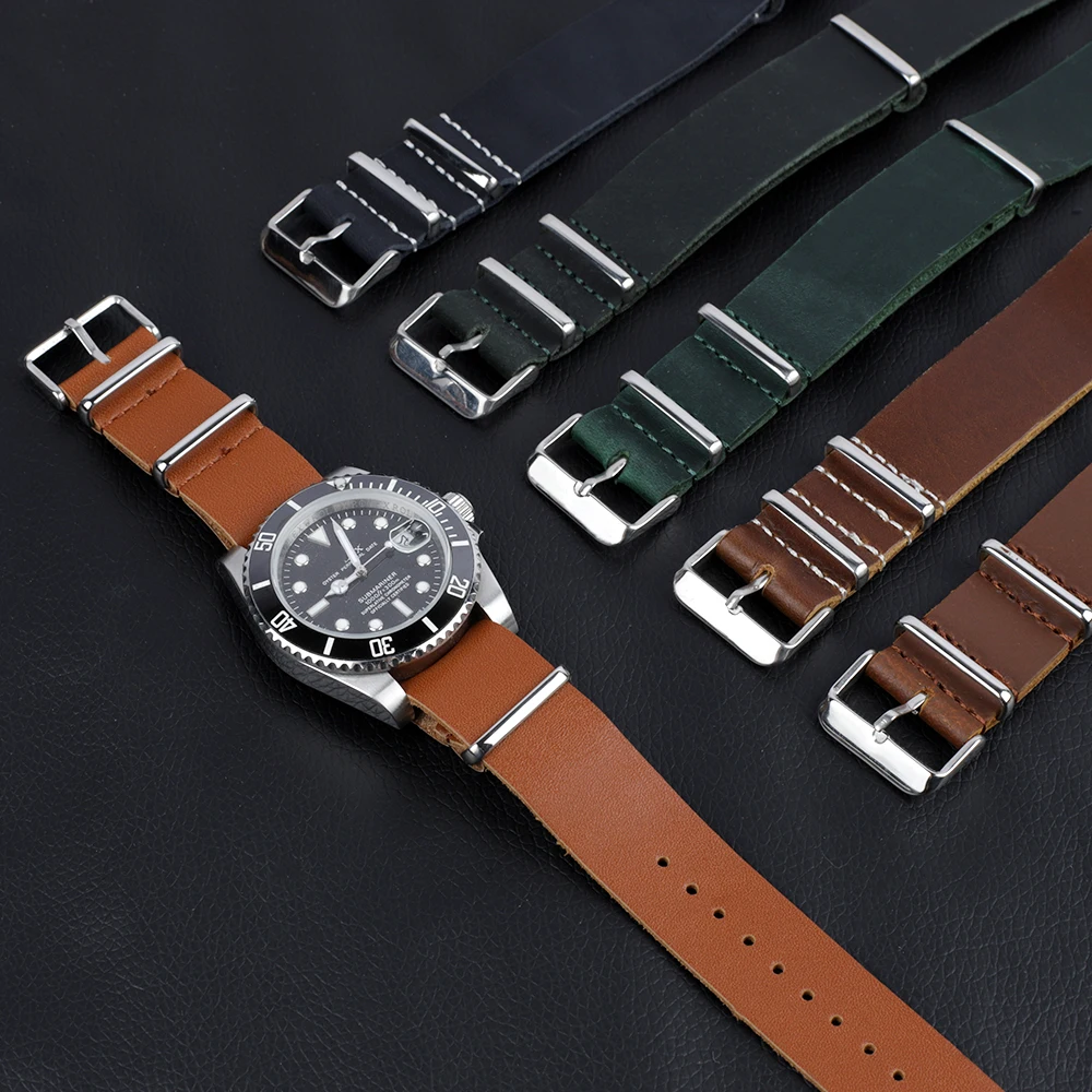 High-Quality-Genuine-Leather-Watch-Strap-Men-Women-Watchband18mm-20mm ...
