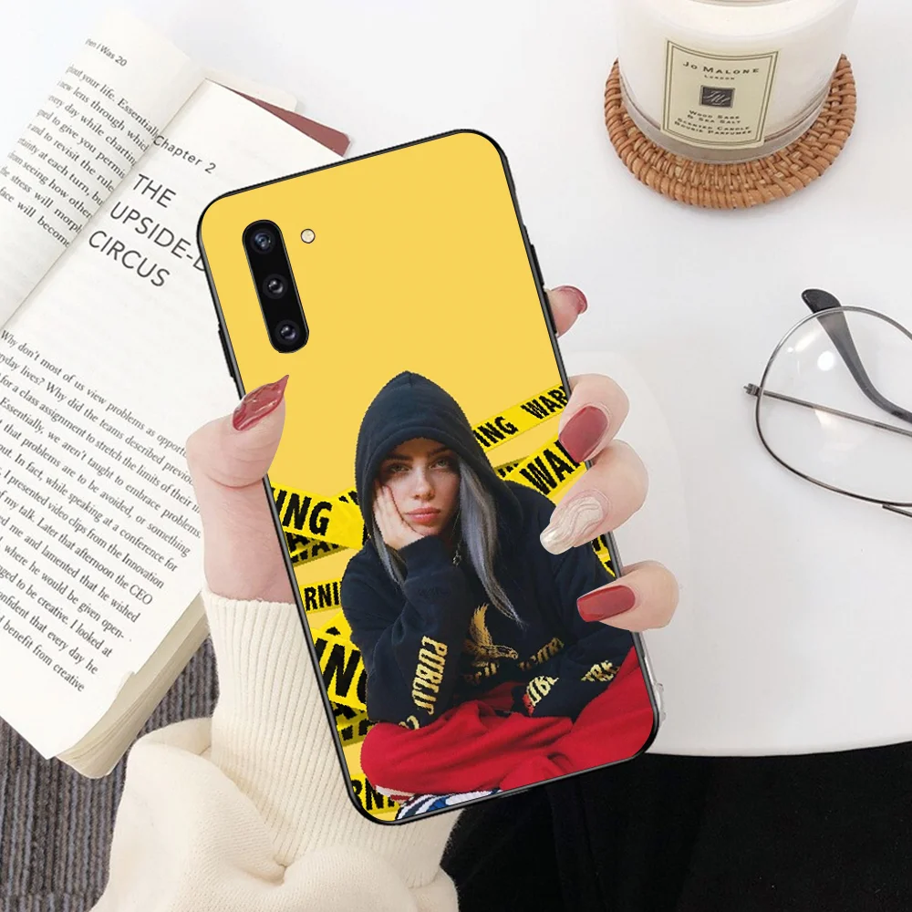 NBDRUICAI Billie Eilish Khalid Lovely Hard Phone Case Capa for Samsung ...