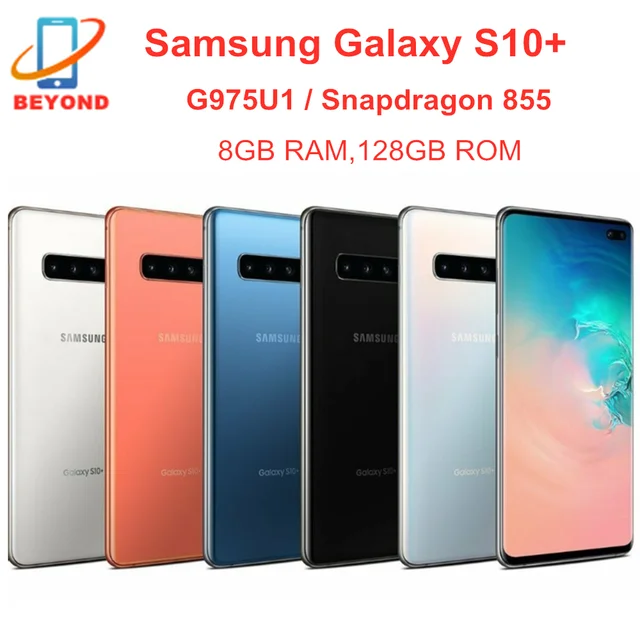Samsung Galaxy S10+ S10 Plus G975U G975U1 Snapdragon 855 8GB RAM 128GB ...