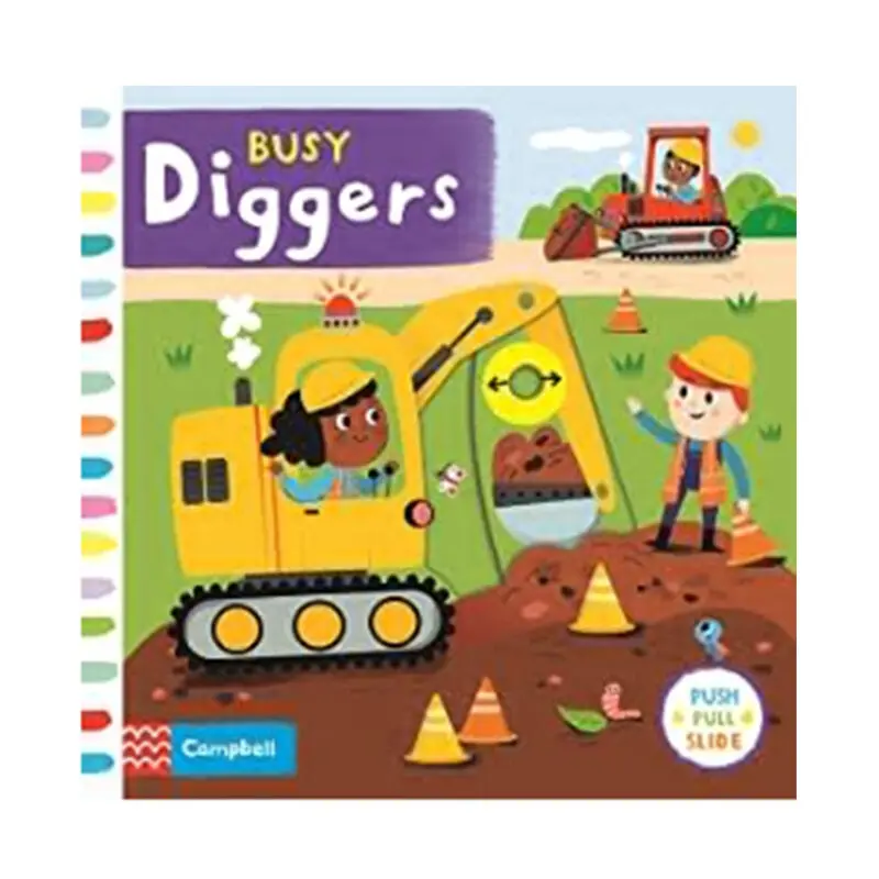바쁜 Diggers Original English Children's Books|null| - AliExpress