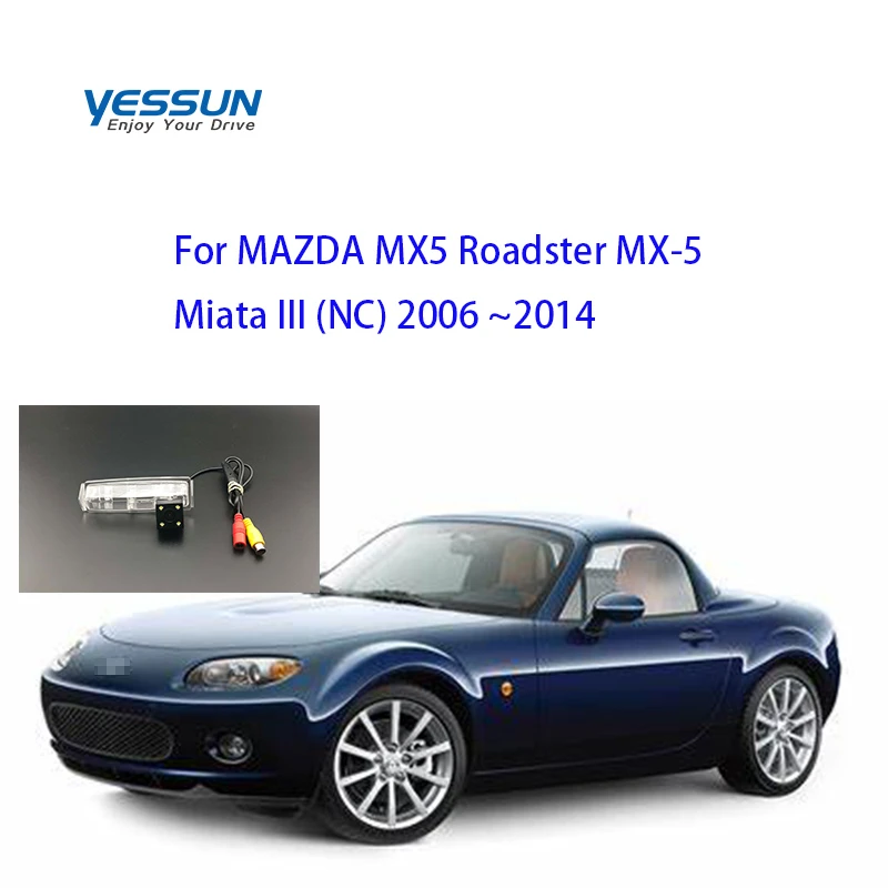 Yessun License Plate Camera For Mazda Mx5 Roadster Mx-5 Miata Iii (nc ...