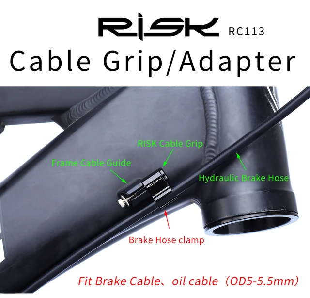 Bicycle Cable Clamps 4 Pieces Bicycle Cable Guide, Hydraulic Brake ...