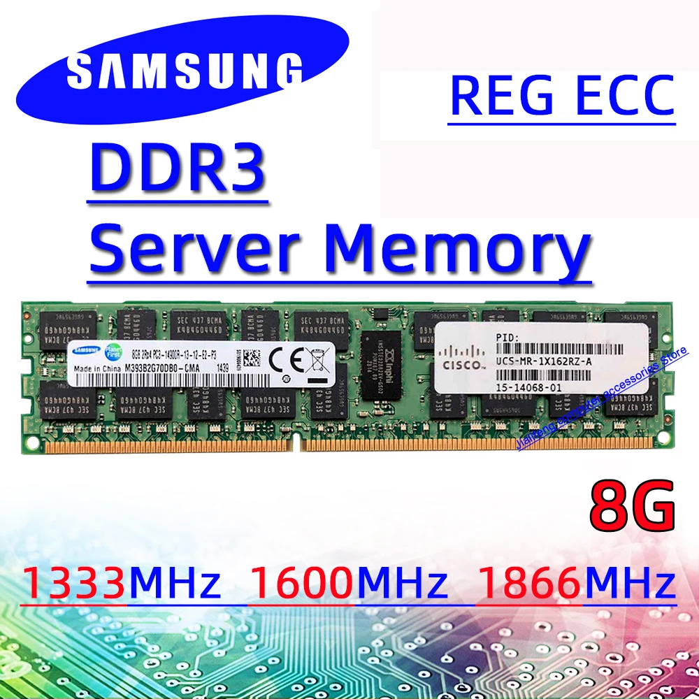 Samsung-Server-Memory-ddr3-8GB-1333MHz-1600MHz-1866MHz-REG-ECC-RAM-pc3 ...