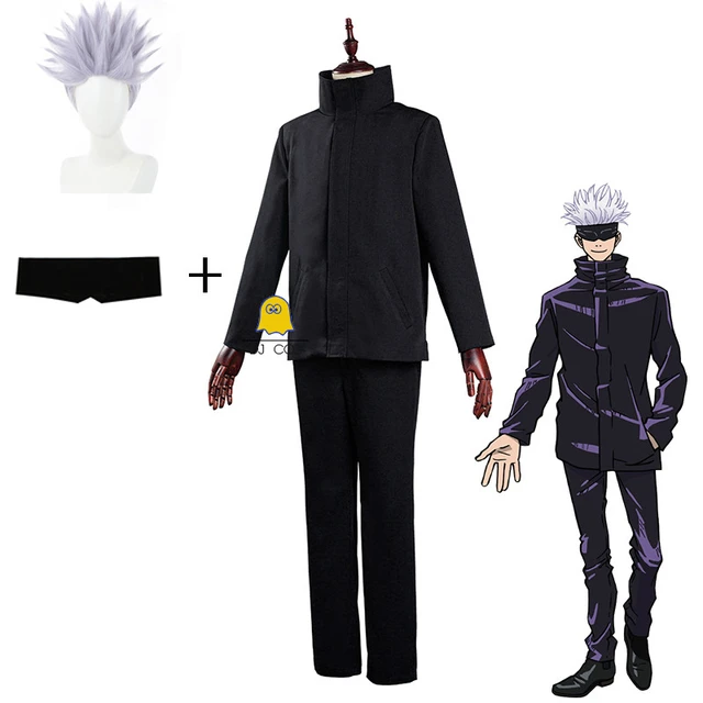 Jujutsu Kaisen Gojo Satoru Cosplay Costume Halloween 03, 46% OFF