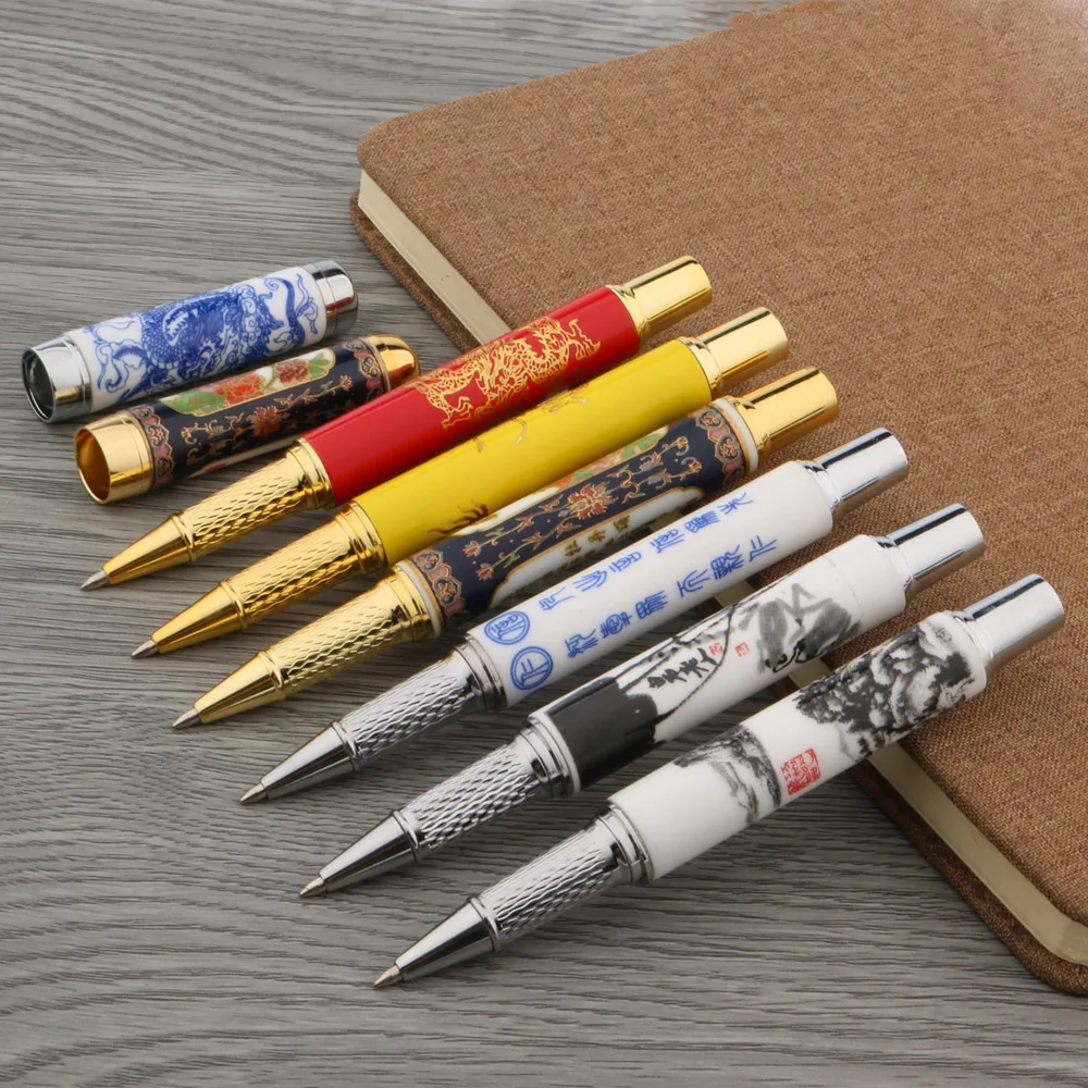 luxury-High-quality-RElegant-ceramics-Rollerball-Pen-Blue-and-white ...