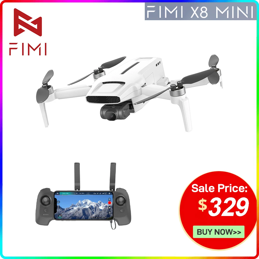 FIMI X8 Mini Camera Drone 250g class Drones 8km 4K Professional Mini ...