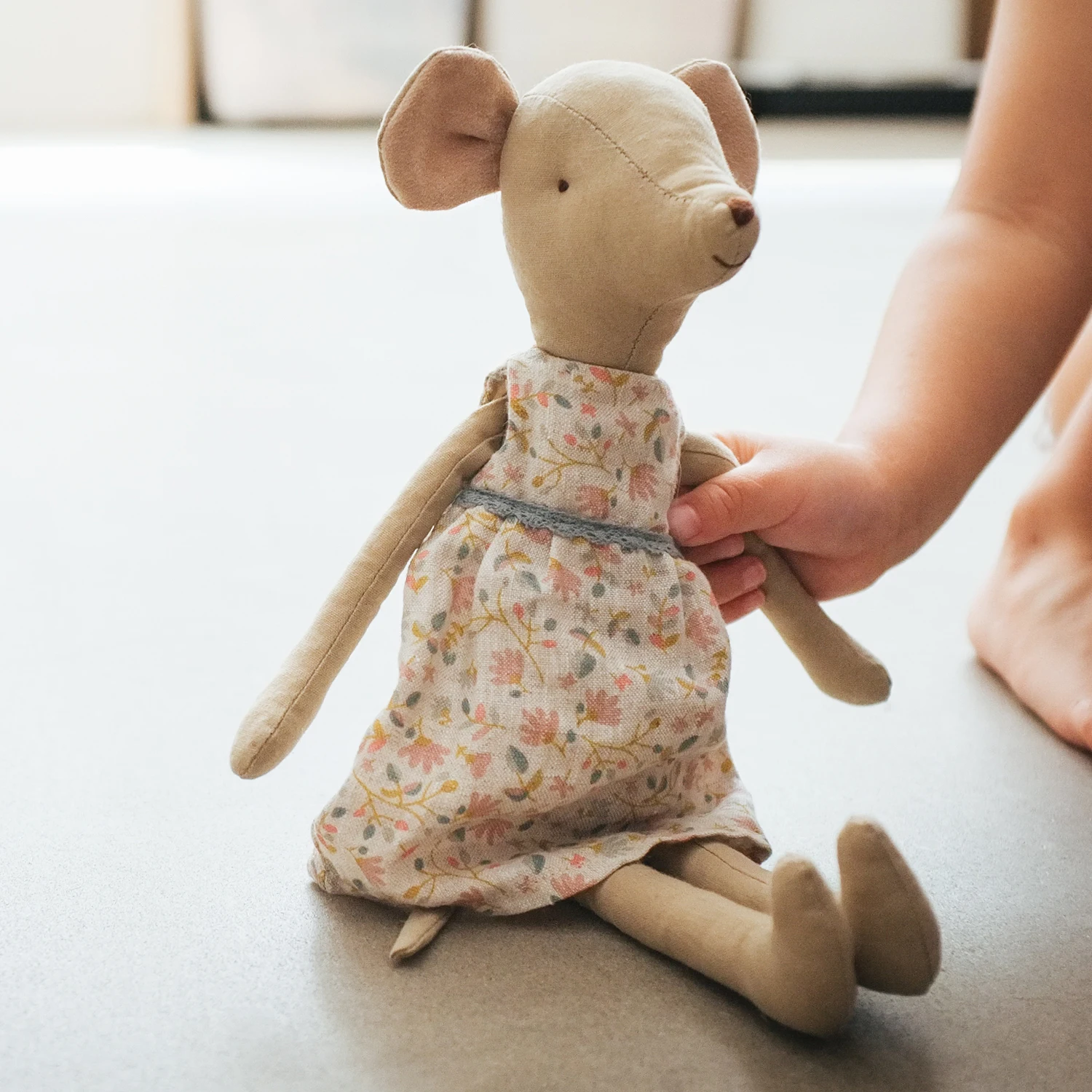 Soft-Cotton-Linen-Mouse-Cloth-Toy-with-Removable-Dress-Premium-Handmade ...