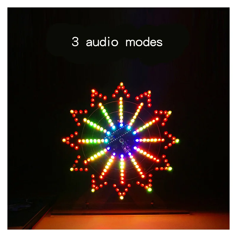 Colorful Led Plug-in Electric Rotating Ferris Wheel Diy Kit Electronic ...