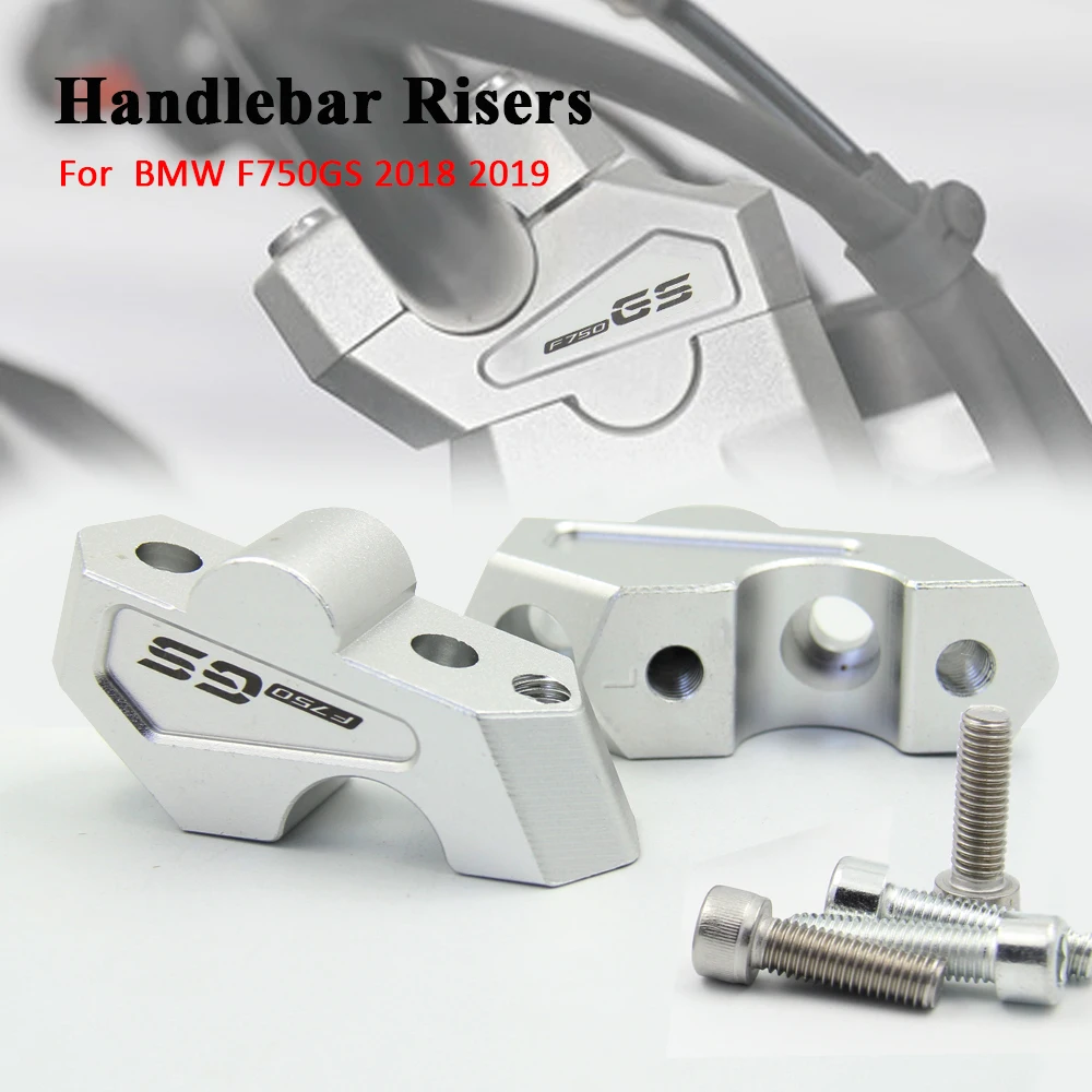 Motorcycle Handlebar Riser fat handleBars Clamp for bmw F750GS F750 ...