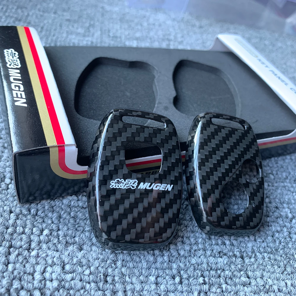 MUGEN-CARBON-FIBER-RED-H-BUTTON-KEY-FOB-COVER-FOR-HONDA-ACCORD-CL7-CL9 ...