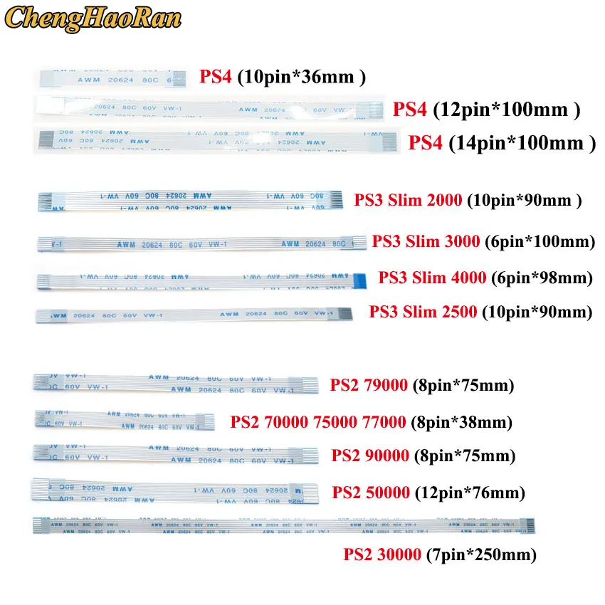 ChengHaoRan-3pcs-Charging-PCB-Board-and-Power-switch-Flex-Cable-For-PS3 ...