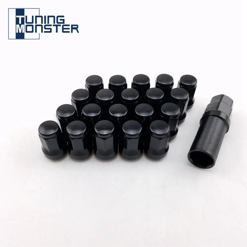 Tuning Monster JDM Lug Nuts Heptagon Steel M12x1.5/1.25 20pcs tuner ...