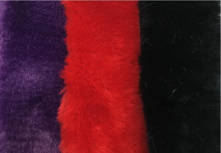 The new super soft matte rabbit fur clothing fabric high quality ...