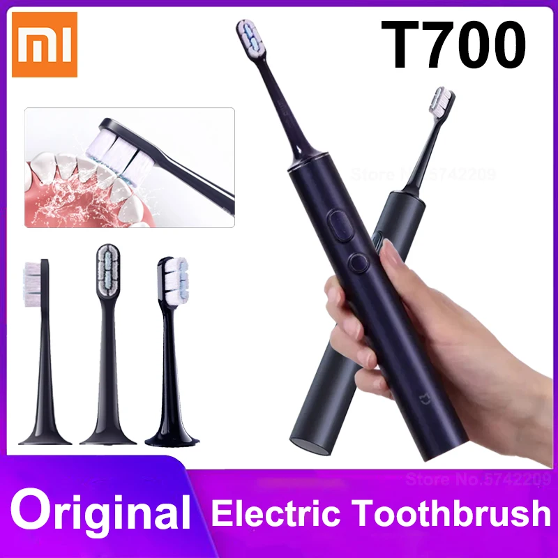 2021 Xiaomi Mijia T700 Sonic Electric Toothbrush Soft Bristles Led ...