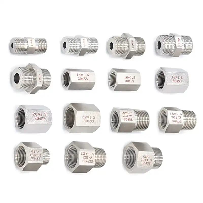 M18*1.5 to 1/2 inch male female straight threaded metric to BSP adapter ...