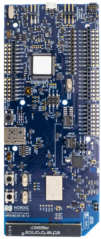 Nordic Official Nrf9160-dk Development Kit Support Nb-iot Bluetooth Low ...