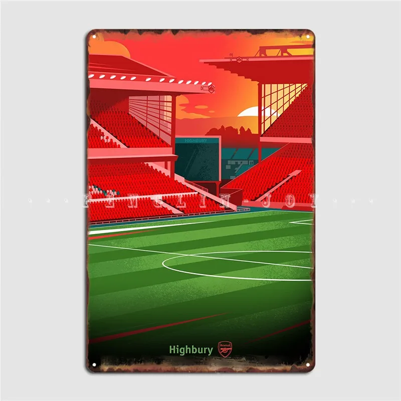 Highbury Interior Poster Metal Plaque Pub Club Bar Painting Décor ...