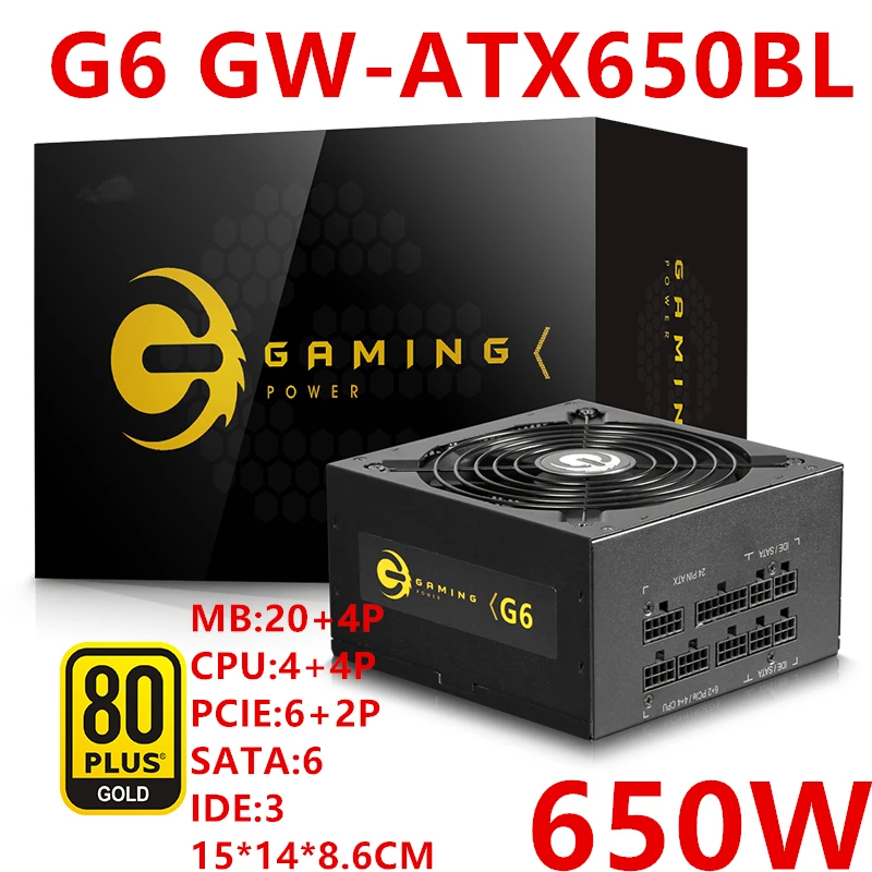 Original PSU For Great Wall Brand Full Module 80plus Gold Game Power ...