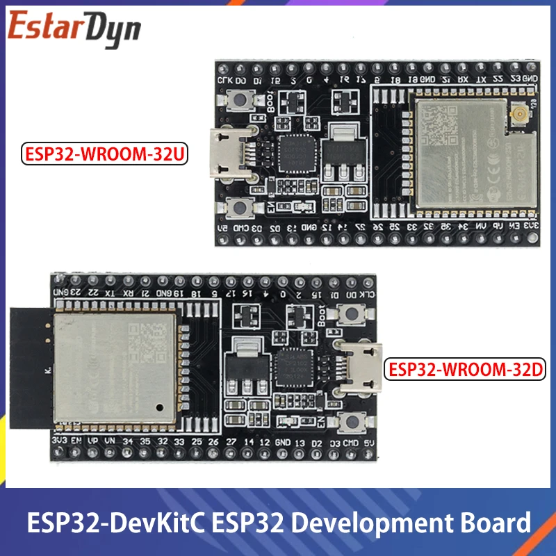 ESP32 DevKitC Core Board ESP32 Development Board ESP32 WROOM 32D ESP32 WROOM 32U WIFI+Bluetooth ...