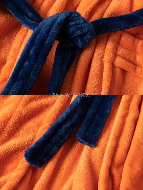 Anime Dragon Ball Son Goku Kimono Bathrobe Gown Cosplay Costume ...