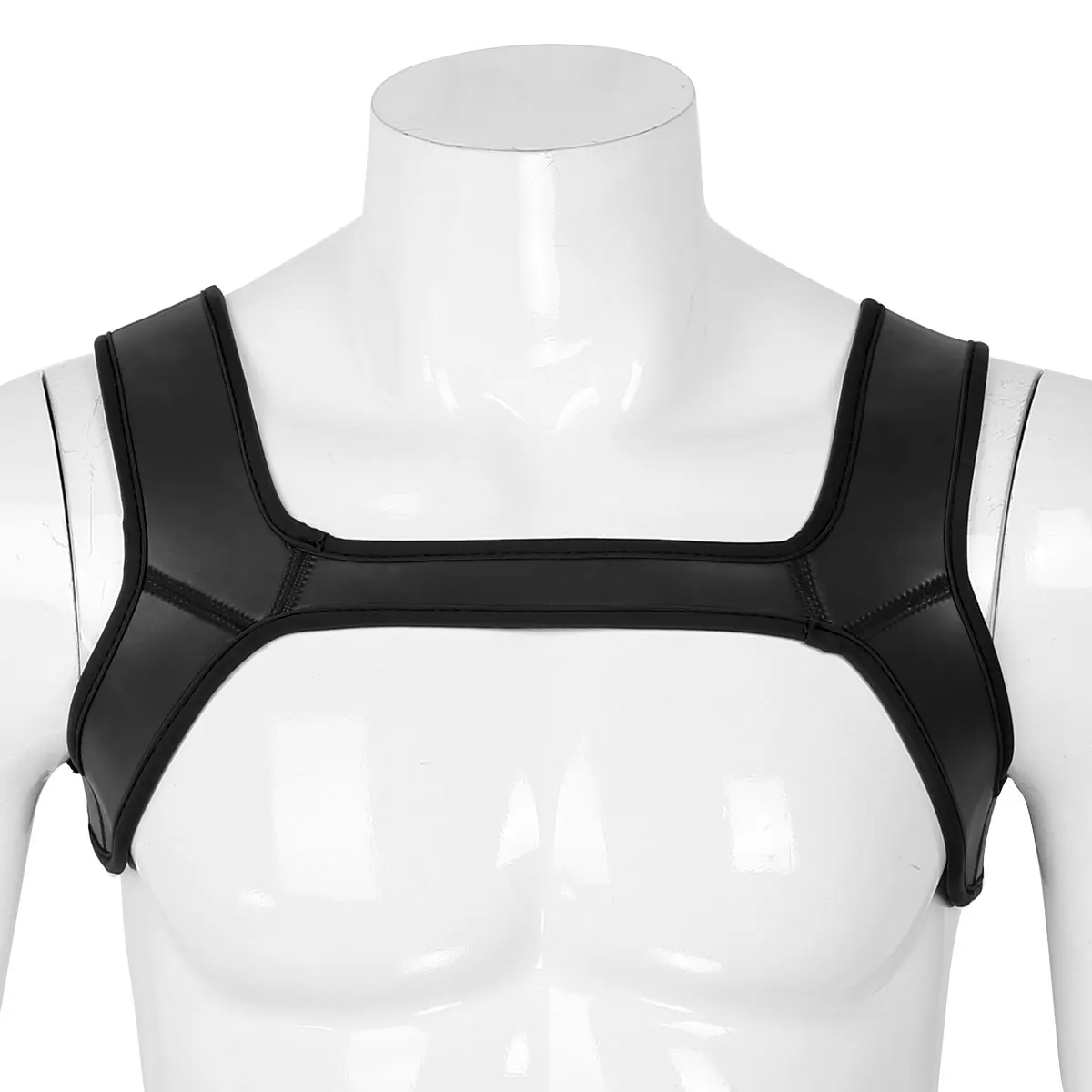 iEFiEL Mens Neoprene Shoulder Wide Straps Harness Belt Muscles ...