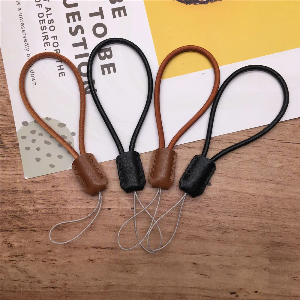Leather-handmade-Lanyard-String-Short-Grip-Lanyard-Mobile-Phone-Strap ...