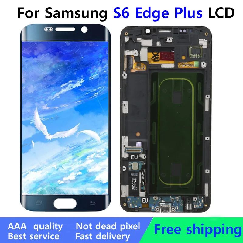 5.7" Lcd For Samsung Galaxy S6 Edge Plus Lcd G928 G928f Display Touch ...