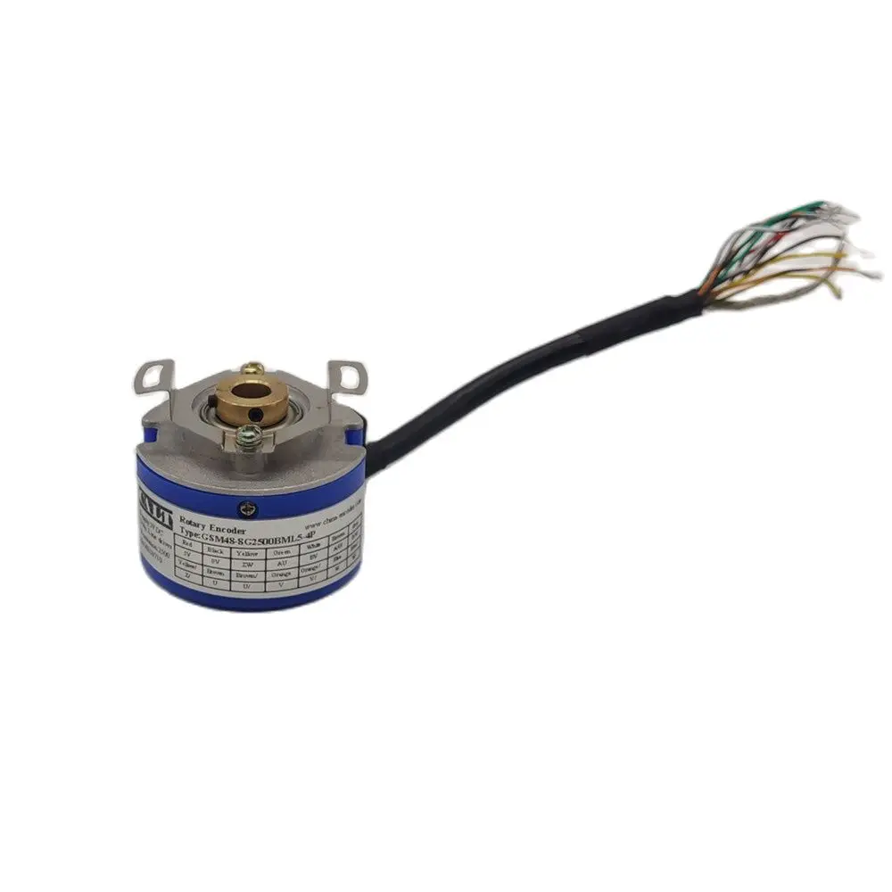 Servo Motor Rotary Encoder Gsm48 2500 Lines 8mm Hollow Shaft Uvw ...