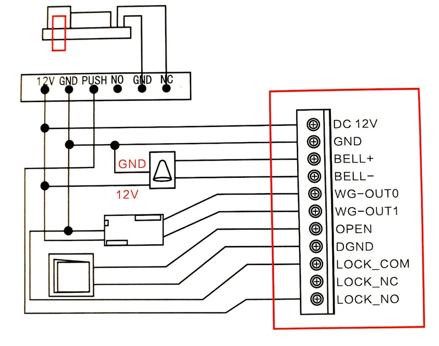 High Quality 125Khz EMID RFID Touch Key Standalone Access Control ...