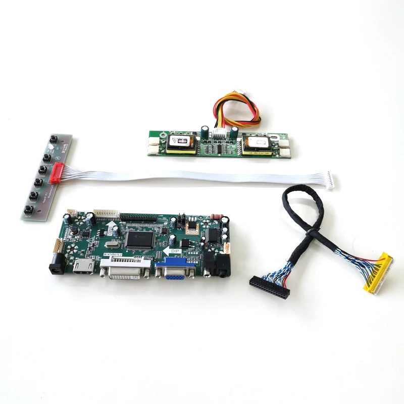 Para Lm220we1-tle1/tlf1 M. Nt68676 Placa De Unidade Controlador Tela Ccfl Lvds 30pin 22 "1680* ...