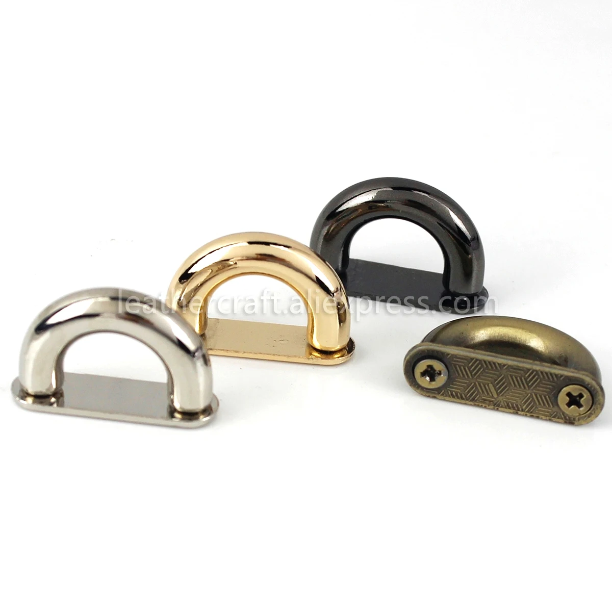 2pcs Metal D-ring Bag Bag Connector Anchor Buckles Arch Bridge With ...