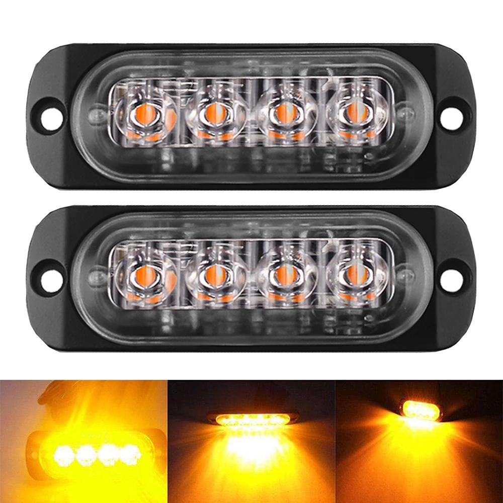 2pcs-Truck-Trailer-Side-Marker-Indicators-Light-Car-Signal-Brake-Rear ...
