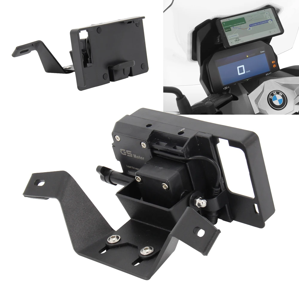 Motorcycle-GPS-Smart-Phone-Navigation-Mount-Bracket-Adapter-Mounting ...
