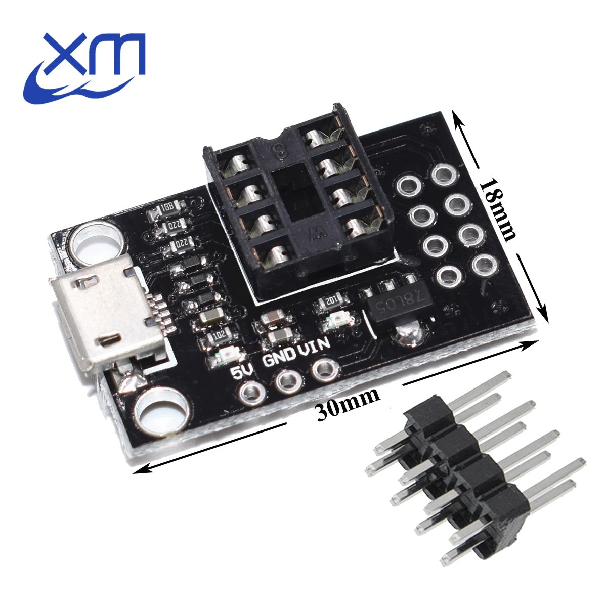 Pluggable Development Board For ATtiny13A/ATtiny25/ATtiny45/ATtiny85 ...