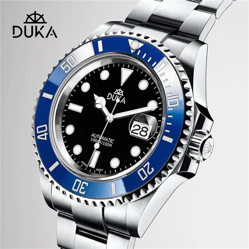 DUKA-40mm-Diving-Mens-Watches-Automatic-Mechanical-Watch-For-Men-NH35A ...