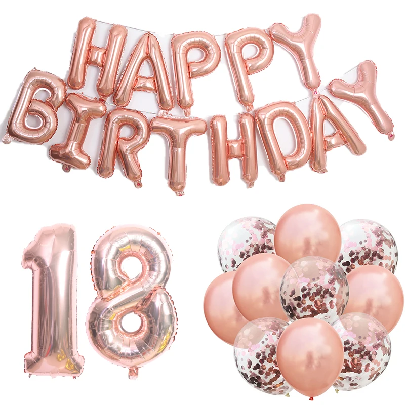 Happy 18th Birthday Balloons