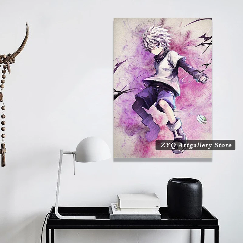 Wall Hangings Home & Living HxH Anime Art Print Killua Zoldyck Poster ...