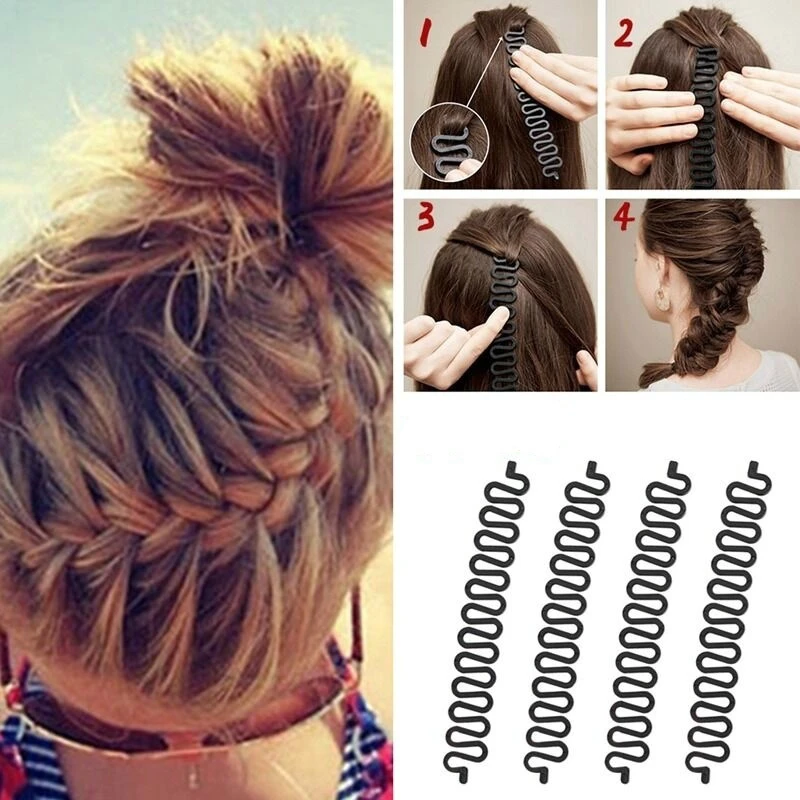 Fashion Hair Accessories for Girl Women Hair French Braid Clip Magic ...