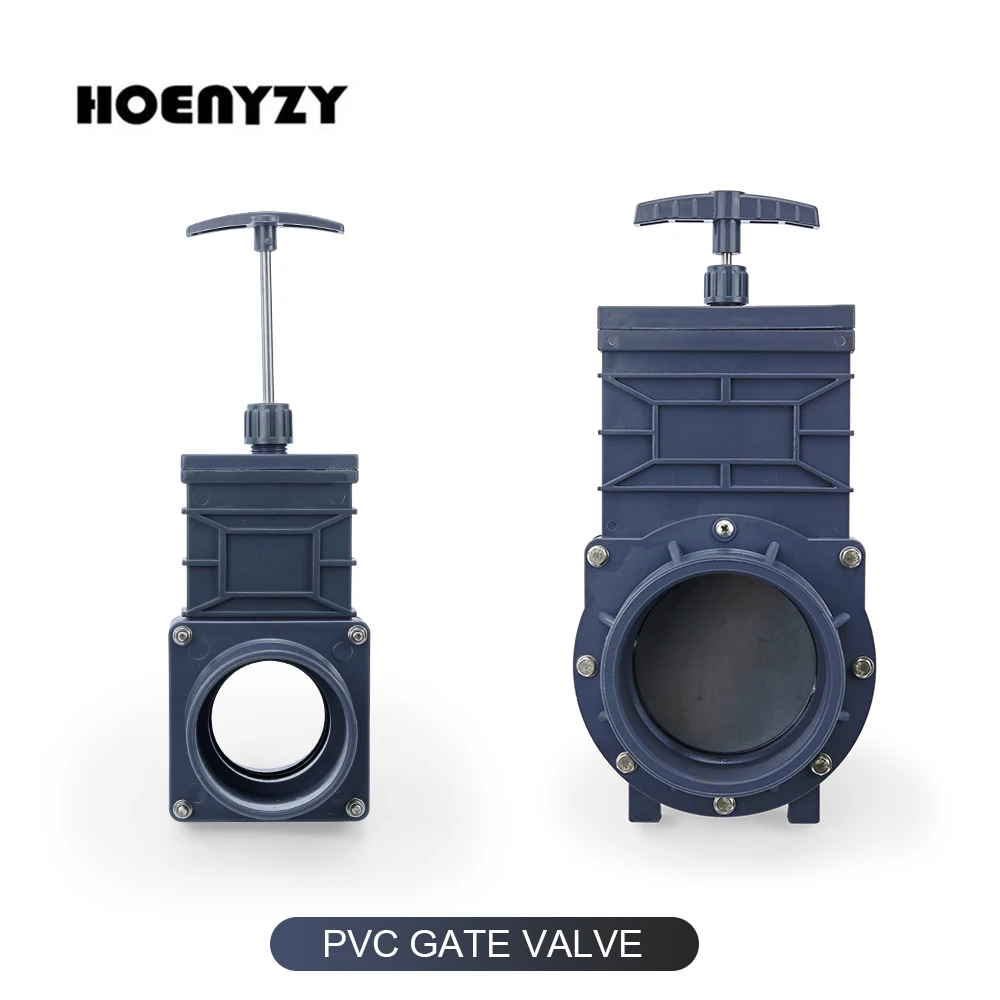 UPVC Knife Gate Valve DN32/DN40/DN50/DN65/DN80/DN100 Plastic Water ...