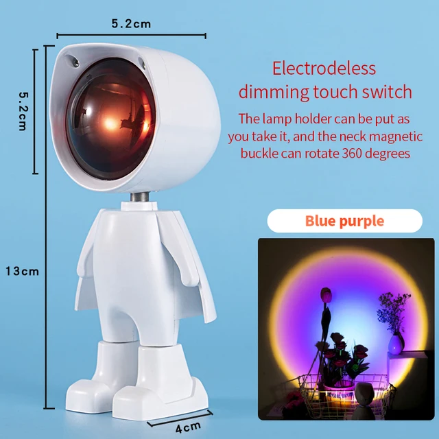 Robot LED Projector Sunset Atmosphere Lamp - Lighting4Home