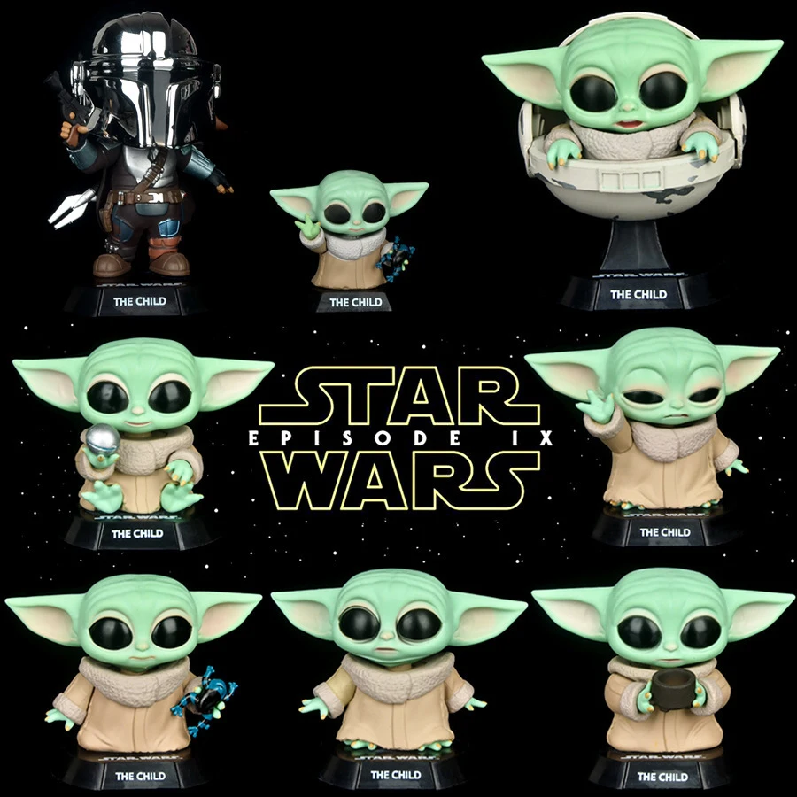 Figurine Star Wars Figma Q Ver pour bébé Yoda, modèle Kawaii, dessin ...
