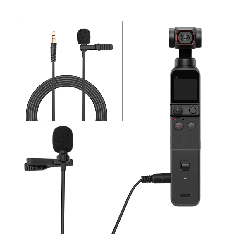 3-5mm-Mini-Portable-Clip-on-Lapel-Condenser-Microphone-Wired-Mic-for ...