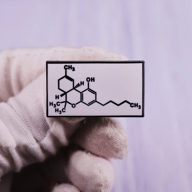Weed Molecule Tattoo
